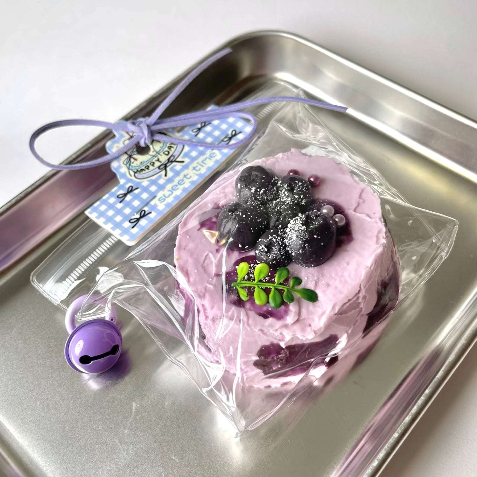 Blueberry Frosted Cake Squishy | Sweet Stress Relief Toy – DoraSquishy
